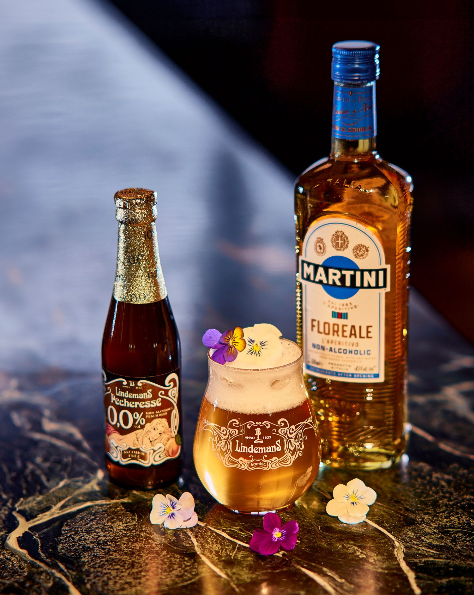 Virgin Pecheresse | mocktail with Lindemans Pecheresse 0.0%